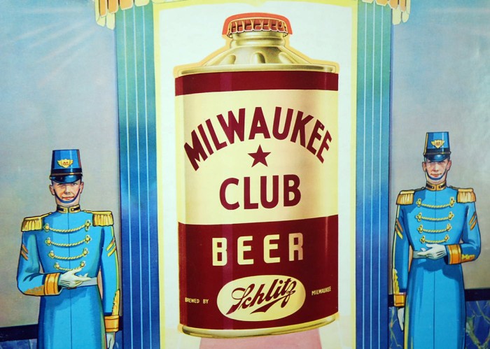 Milwaukee Club Beer "Only 10 Cents A Can" Framed Cardboard Sign at ...