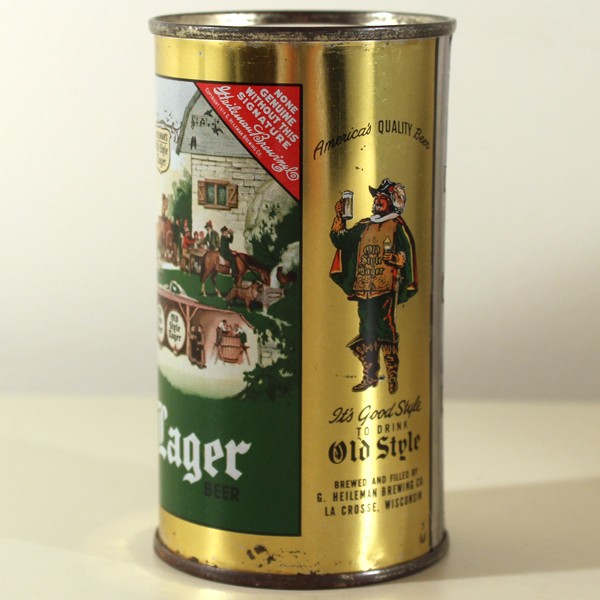 Old Style Lager Beer 108-09 at Breweriana.com