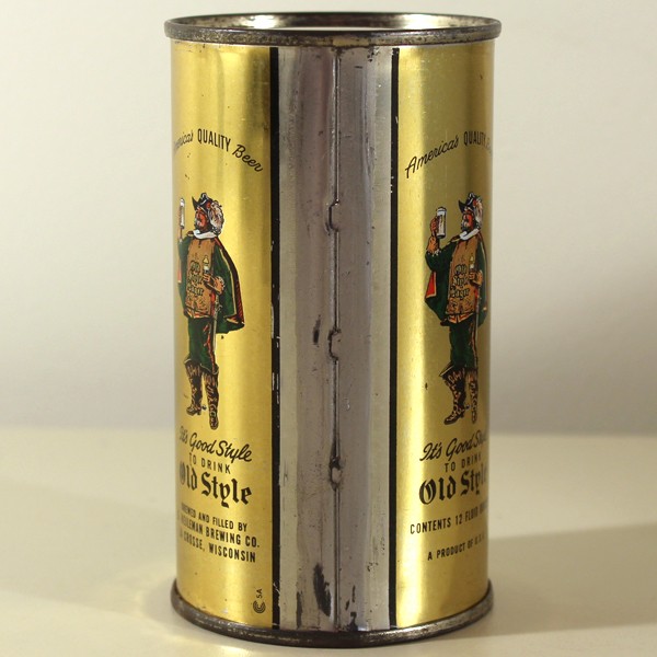 Old Style Lager Beer 108-09 at Breweriana.com