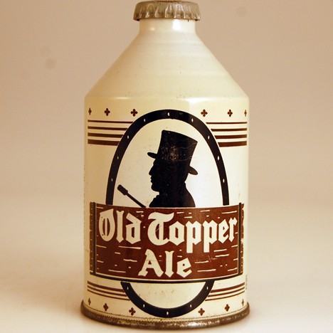 Old Topper Ale Brown/White NL at Breweriana.com