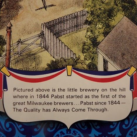 Pabst 1844 Brewery Bicentennial at Breweriana.com
