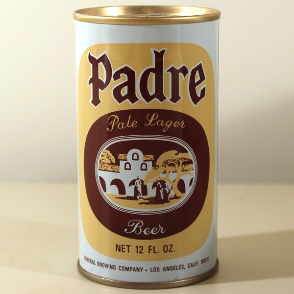 Padre Pale Lager Beer 107-01 at Breweriana.com