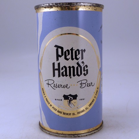 Peter Hand's Reserve Beer 113-21 at Breweriana.com