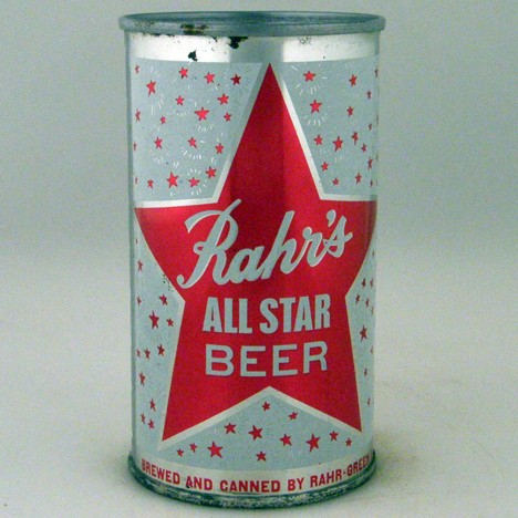 Rahr's All Star Beer 117-21 at Breweriana.com