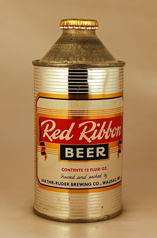 Red Ribbon Beer 181-01 at Breweriana.com