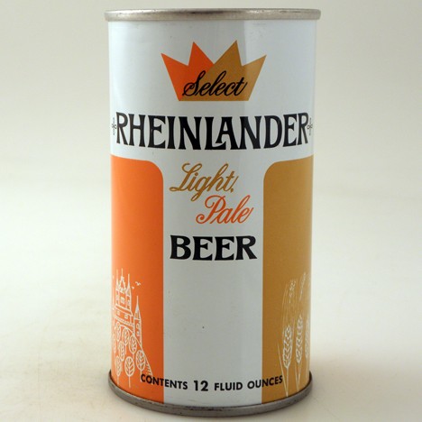 Rheinlander White Castle 115-22 at Breweriana.com