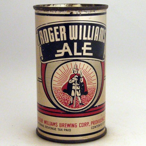 Roger Williams Ale 125-14 at Breweriana.com