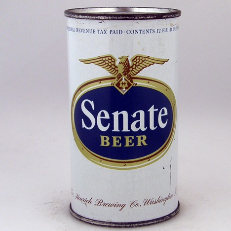 Senate Beer 132-20 at Breweriana.com