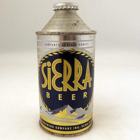 Sierra Beer Yellow 185-15 at Breweriana.com