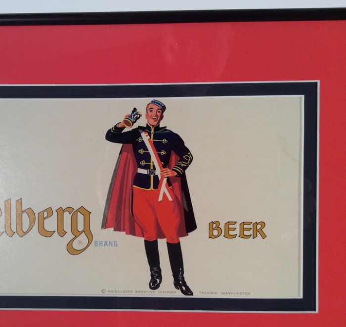 Heidelberg Beer Sign at Breweriana.com