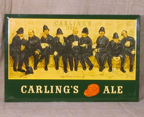 Carling's Ale Sign at Breweriana.com