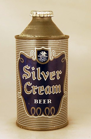 Silver Cream Beer 185-18 at Breweriana.com