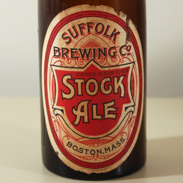 Suffolk Brewing Co. Stock Ale at Breweriana.com