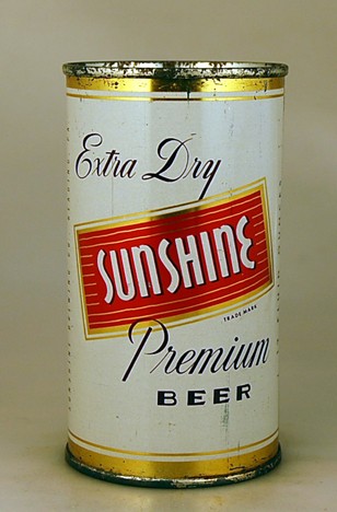 Sunshine Extra Light Beer 137-35 at Breweriana.com