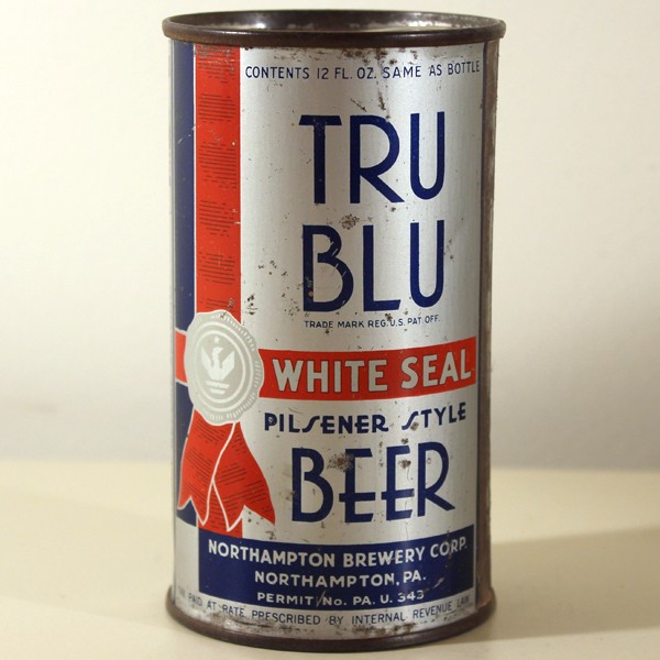 Tru Blu White Seal Pilsener Style Beer 808 at Breweriana.com