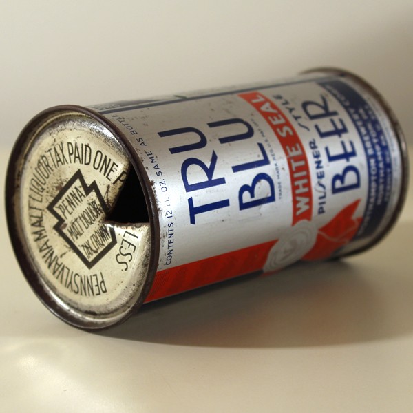Tru Blu White Seal Pilsener Style Beer 808 at Breweriana.com