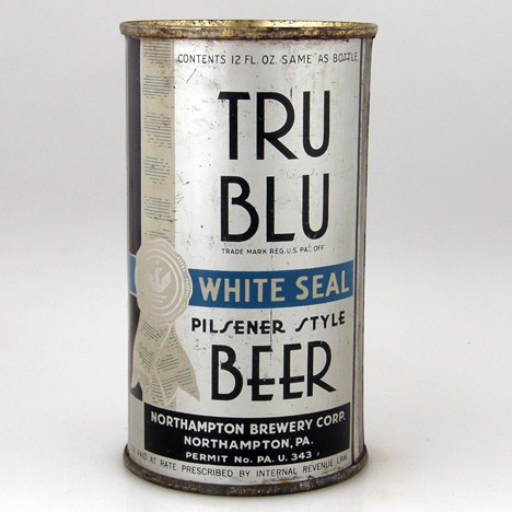 Tru Blu White Seal Beer 807 at Breweriana.com