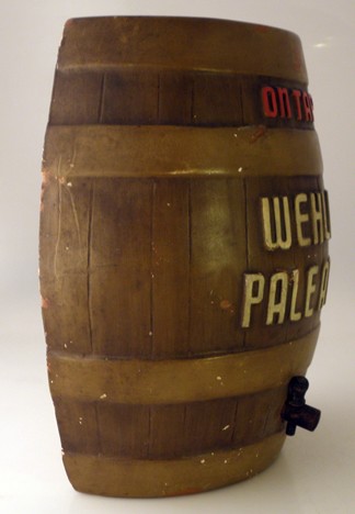 Wehle Pale Ale Barrel Tap at Breweriana.com