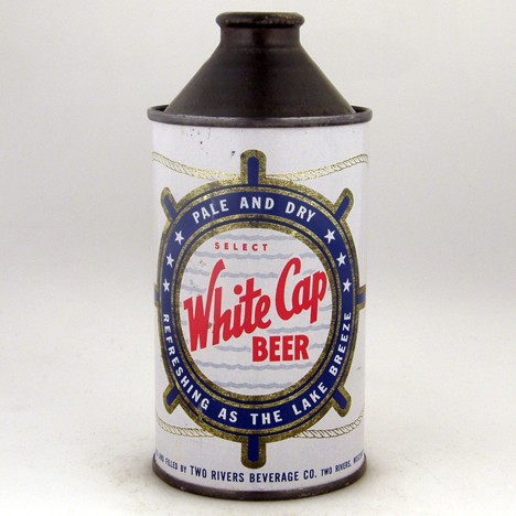 White Cap Select Beer 189-01 at Breweriana.com
