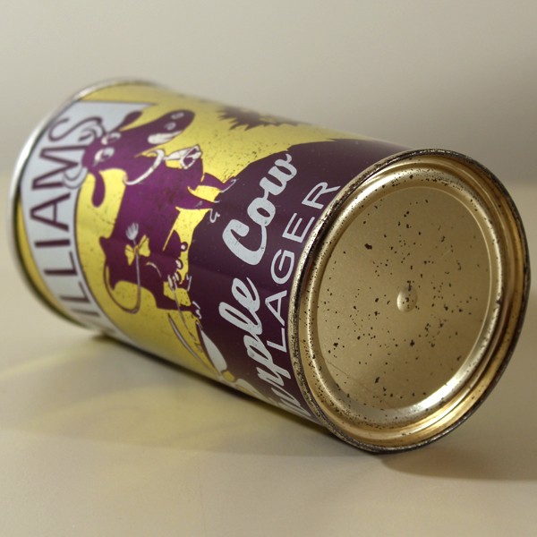 Williams Purple Cow Lager 217-07 at Breweriana.com