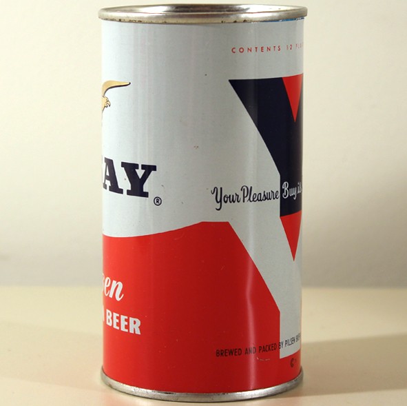 Yusay Pilsen Premium Beer 147-12 at Breweriana.com